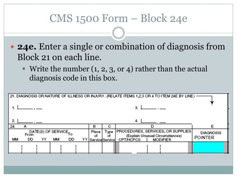 Ppt Cms 1500 Billing Instructions Powerpoint Presentation Free Download Id 1068817