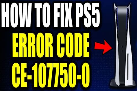 Understanding And Fixing Ps5 Error Code Ce 107750 0 Gaming Academy