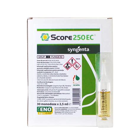 Score 250 Ec Fungicid Sistemic Cu Preluare Rapida In Planta Secret