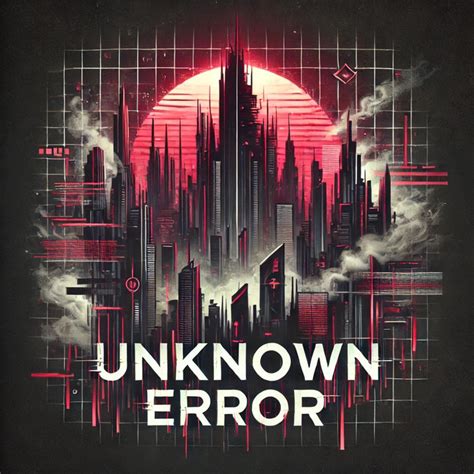 Unknown Error Unkown Error