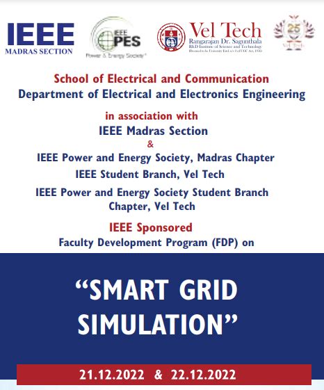 fdp on smart grid simulation ieee madras section