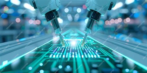 Monitoring Precision Robot Arms In Electronics Factory For Circuit Board Assembly Quality
