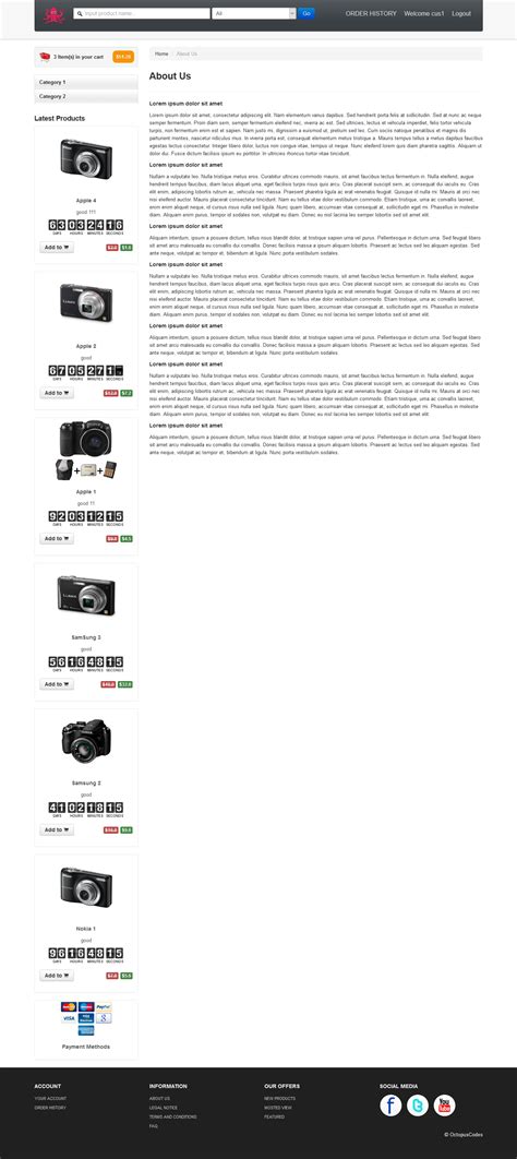 Octopuscodes Countdown Shopping Cart By Octopuscodes Codecanyon