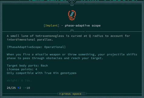 The New Phase Adaptive Scope Is Amazing R Cavesofqud
