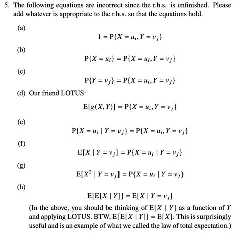 Solved The Following Equations Are Incorrect Since The Solved The Following Equations Are Incorrect Since The