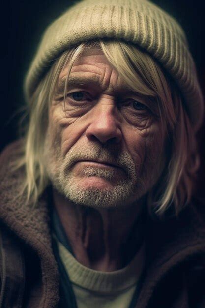 Premium Ai Image Iggy Pop Has A Thin Angular Face With Prominent Cheekb Photos