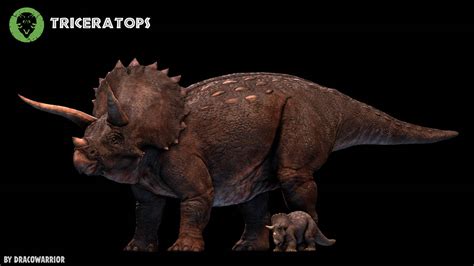 Jp Tlw Triceratops Render By Dracokhajiit On Deviantart