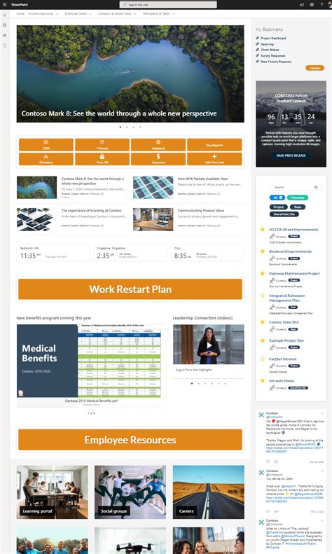6 Sharepoint Intranet Examples And Templates Artofit