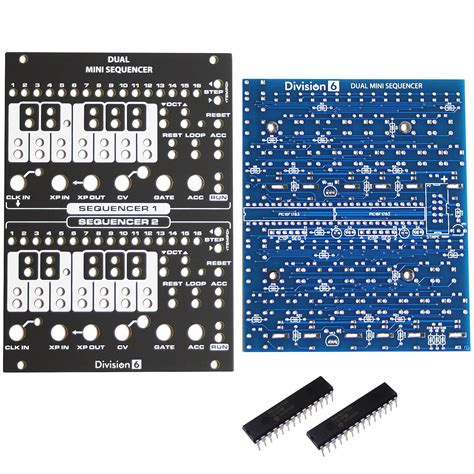 Dual Mini Sequencer PCB Chip Combo Division 6