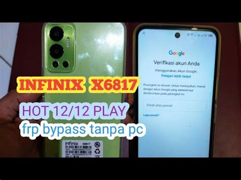 Infinix Hot Play Frp Bypass Bypass Frp Infinix Hot X Youtube