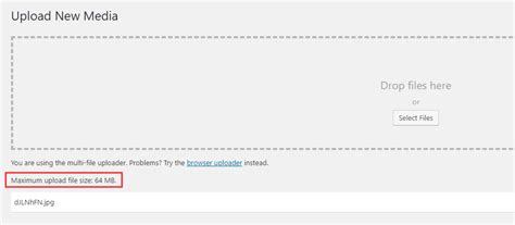 the fastest way to increase maximum upload file size in wordpress wp