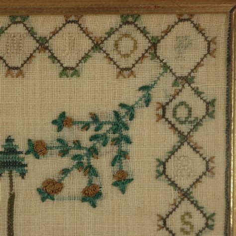Antique Sampler 1831 By Emma Arthey For Sale At 1stdibs