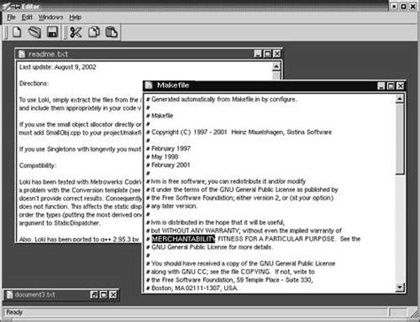 Multiple Document Interface Layout Management