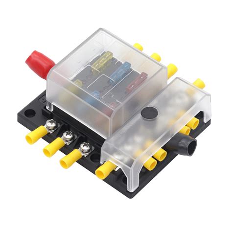 1 Set Fuse Block 6 Way Fuse Box Fuse Block With Ne Grandado