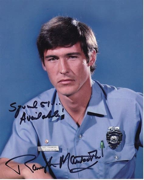 Randolph Mantooth Signed Autographed Emergency John Gage Photo