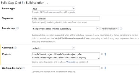Set Up Coverage On Jetbrains Teamcity Dotcover Documentation