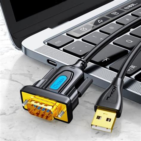 High Resolution Dtech Usb 2 0 To Db9 Serial Port Rs232 9 Pin Play And Plug Adapter 1 5m Usb To