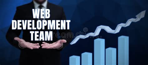Handwriting Text Web Development Team Business Showcase In Control Of