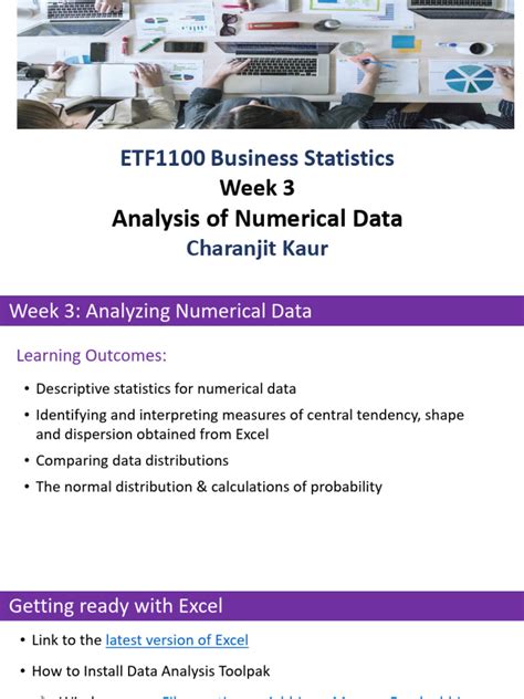 Seminar Slides Week 3 With Solutions Fullpage Pdf Mean Variance