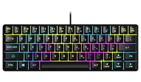 Buy Stealth Light Up Mini Wired Keyboard Black Pc Keyboards Argos