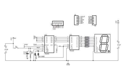 CD4029 Based Up And Down Counter For Arduino And NE555 DIY Digital
