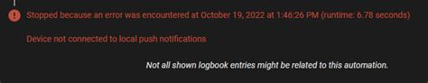 Solved Device Not Connected To Local Push Notifications Home