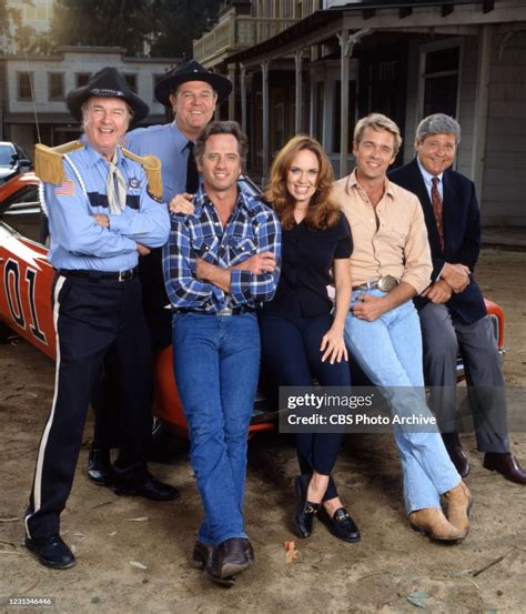 Pictured From Left Is James Best Rick Hurst Tom Wopat Catherine