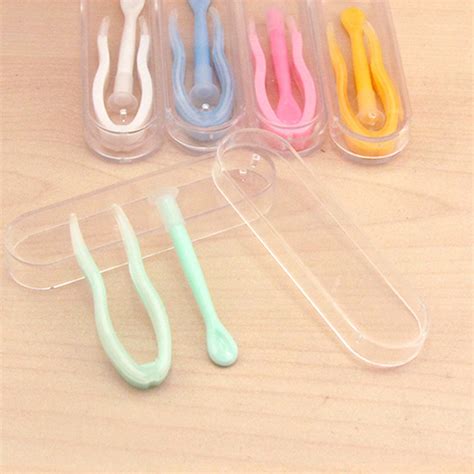 Badu Bg 1 комплект нов инструмент за поставяне на контактни лещи за отстраняване на многоцветни