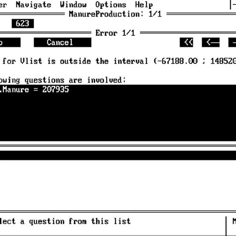 Example Of An Error Message Download Scientific Diagram