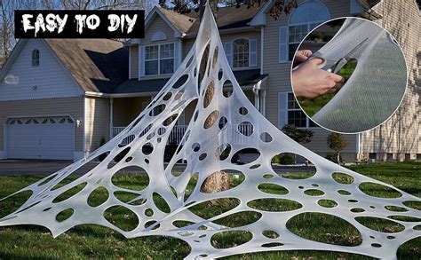 Giant Beef Netting Spider Webs Halloween Decorations Pre