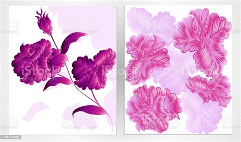 양식화된 꽃 초대장 텍스트를 위한 장소가 있는 템플릿 초대장 카드 전단지 포스터를위한 손으로 그린 꽃 초대장을 특별하게 만들 것입니다 결혼식에 대한 스톡 벡터 아트 및 기타