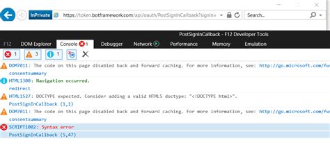 Oauthprompt Not Sending Signinverifystate For Ie11 · Issue 91 · Microsoftbotframework