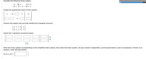 Solved Consider The Following Linear Chegg