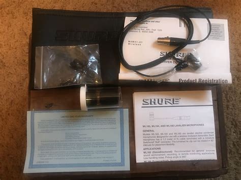 Shure Wl183 Lavalier Microphone Reverb