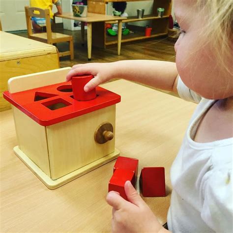 Montessori Imbucare Box With Prisms