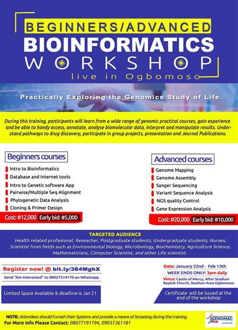 pdf bioinformatics workshop