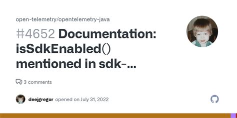 Documentation IsSdkEnabled Mentioned In Sdk Extensions Autoconfigure README Md But It Doesn T