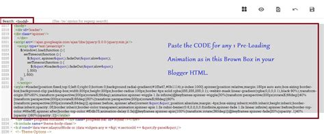 How To Add Pre Loading Animations In Blogger