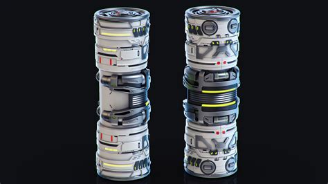 Oleg Ushenok Scifi Barrels Set