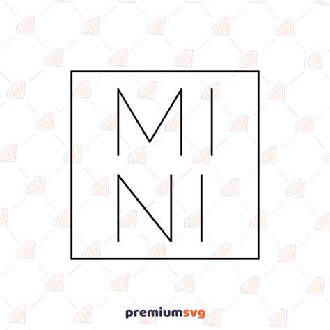 Mini Square SVG Cut File PremiumSVG