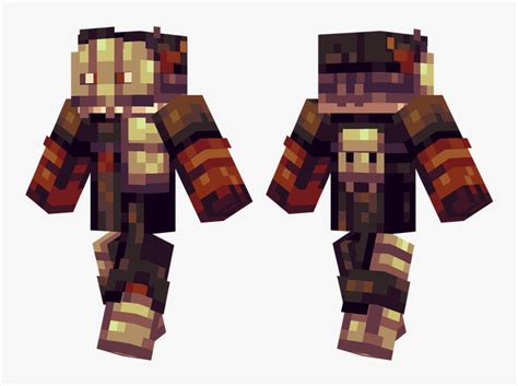 Minecraft Dark Steve Skin Hd Png Download Kindpng