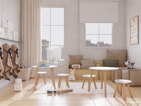 Una Sala De Juegos Montessori Alegre Y Divertida