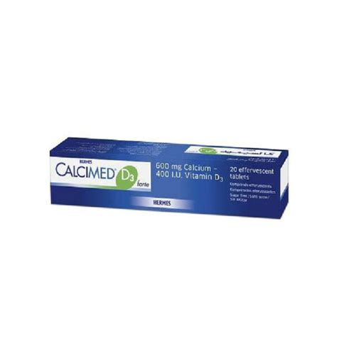 Hermes Calcimed D3 Effervecent Tablet 20s Isra Pharmacy