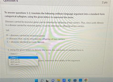 Solved To Answer Questions Translate The Following Chegg