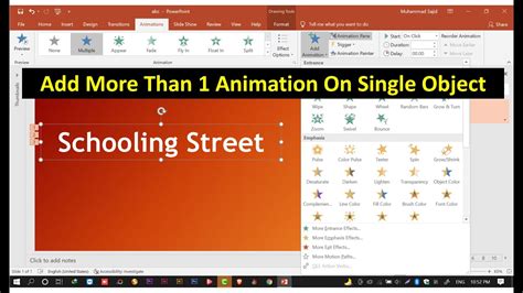 Make Animated Powerpoint Slide How To Add More Than 1 Animation On Objects In Powerpoint Youtube