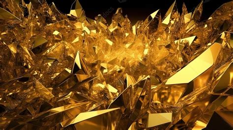Best Golden Glass Powerpoint Background For Presentation