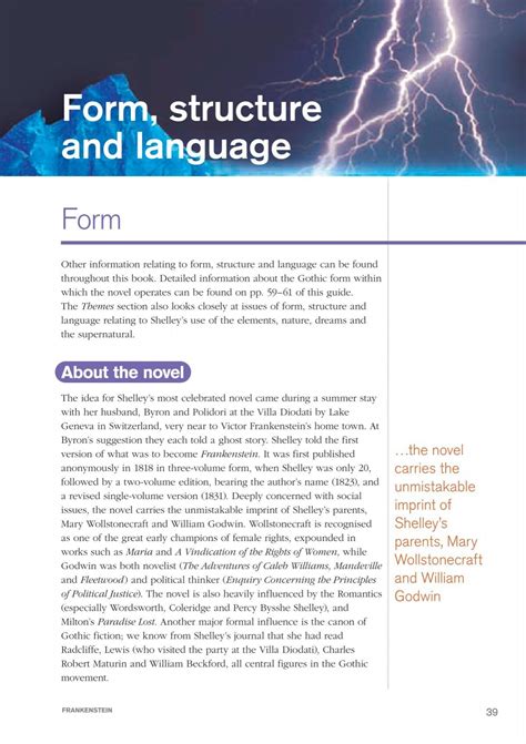 Form Structure And Language Hodder Education