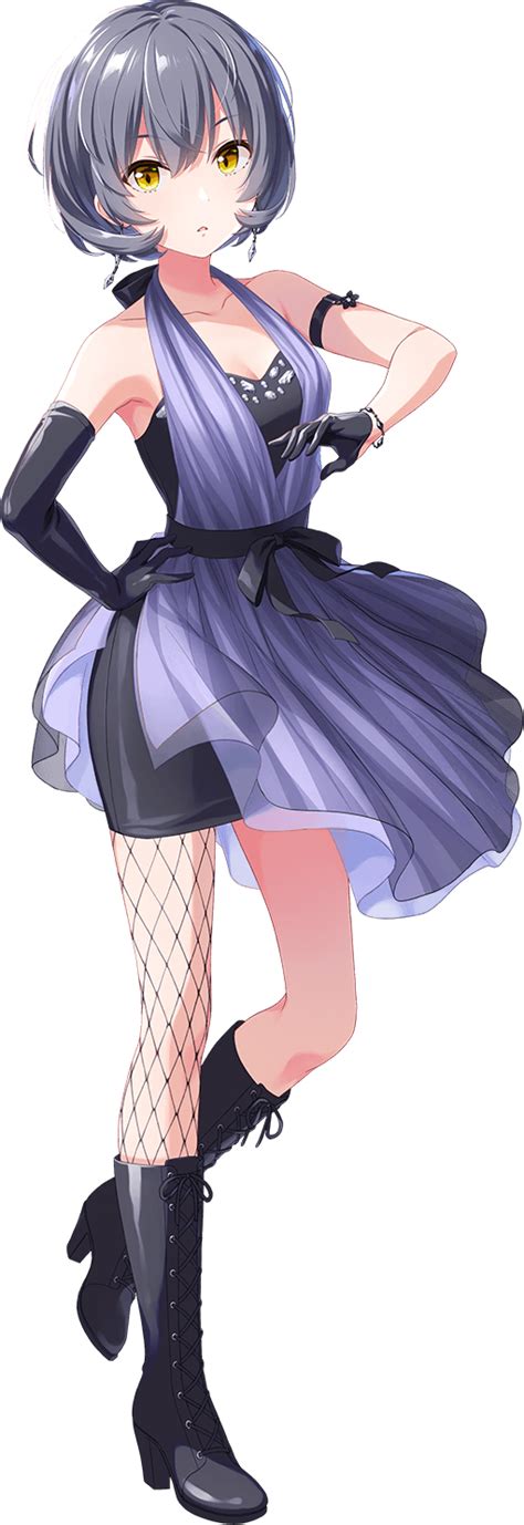 Igawa Aoi Idoly Pride Fishnet Legwear Highres Official Art 1girl