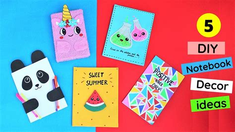 10 Creative Decoration Ideas Notebook To Personalize Your Notebook