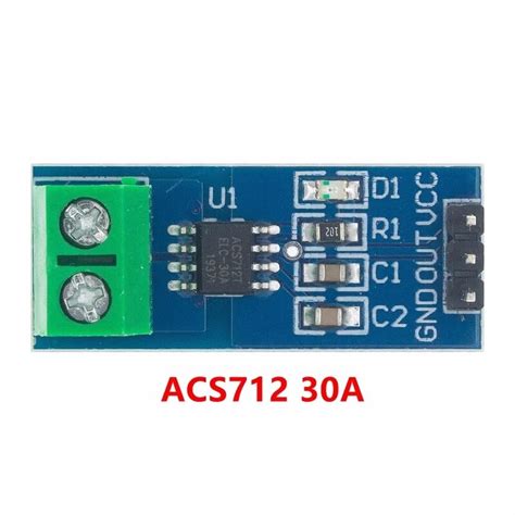 Acs712 5a 20a 30a Range Hall Current Sensor Module For Arduino Acs712